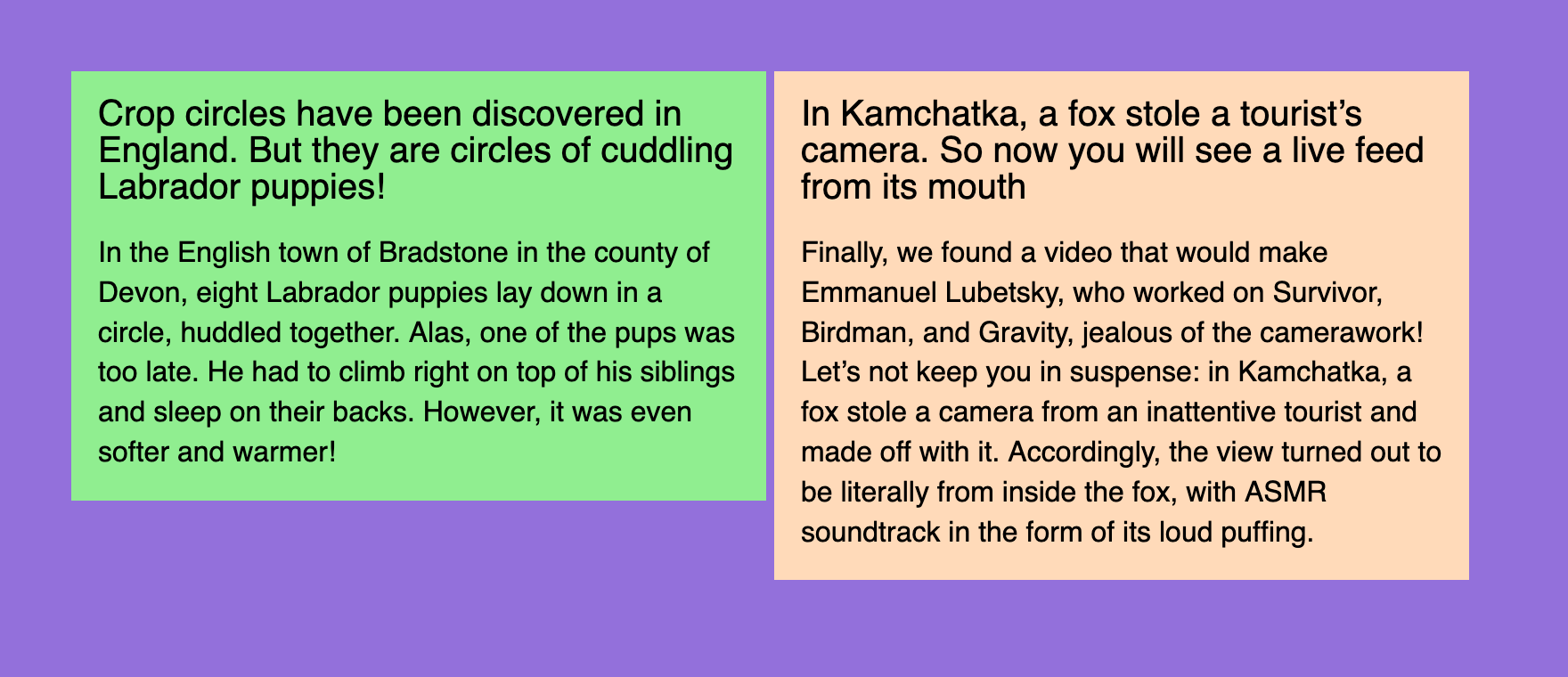 6+5 ways to make a two-column layout: from pretty reasonable to com­pletely wrong — Vadim Makeev